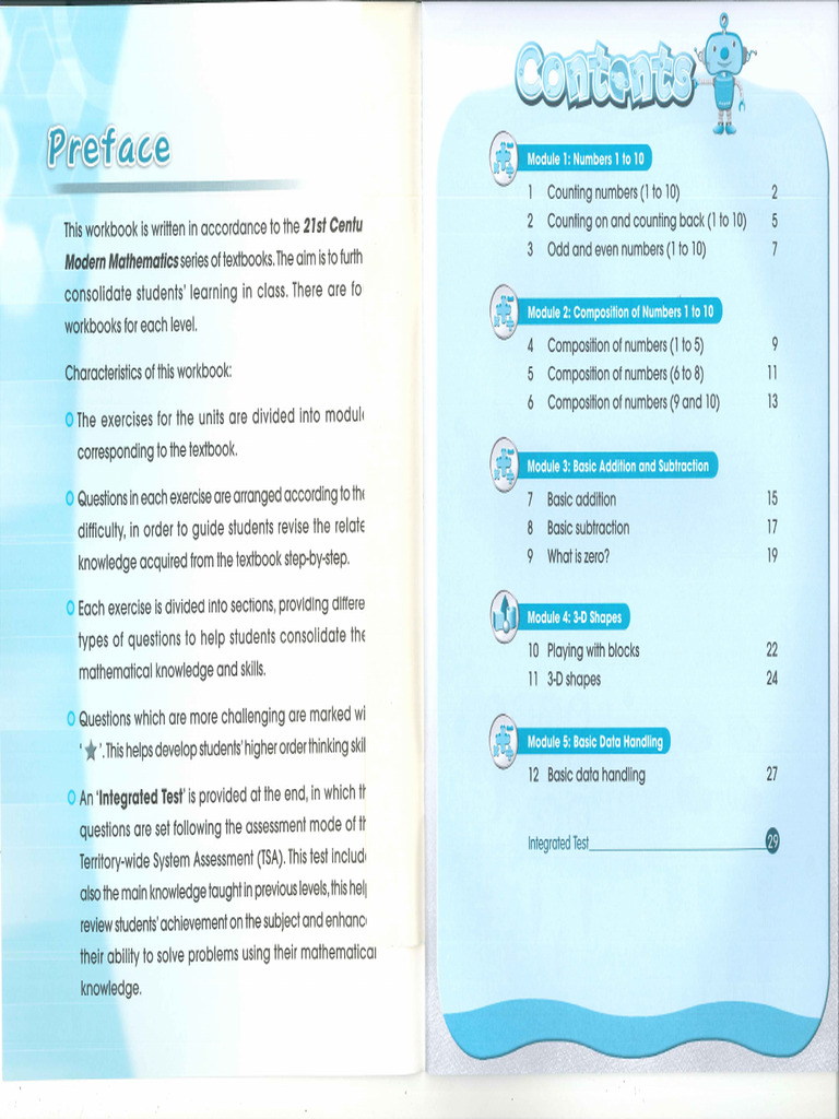 21st Century Modern Mathematics Workbook (1A) | PDF