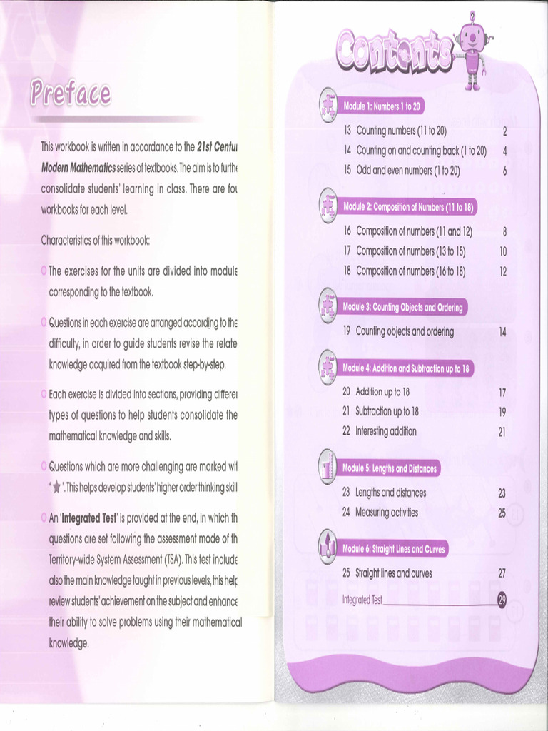 21st Century Modern Mathematics Workbook (1B) | PDF
