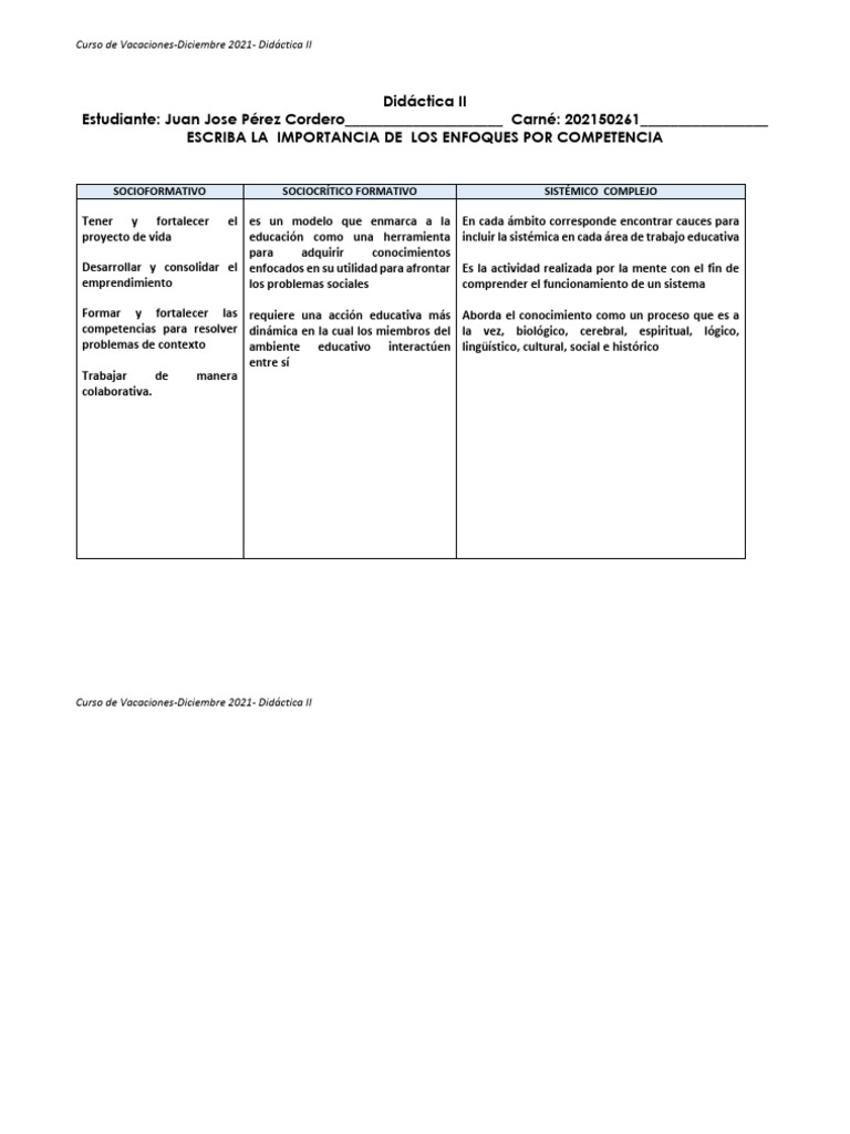 Cuadro Compartivo EPC 1 | PDF