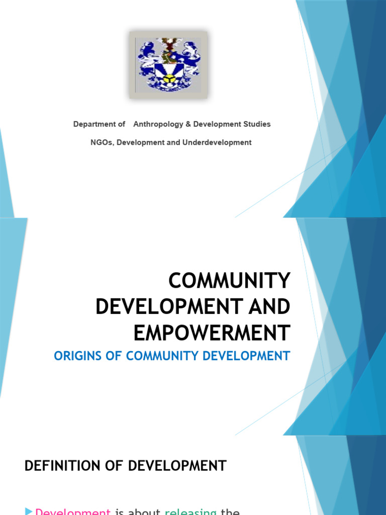 Community Development and Empowerment | PDF | Poverty | Poverty ...