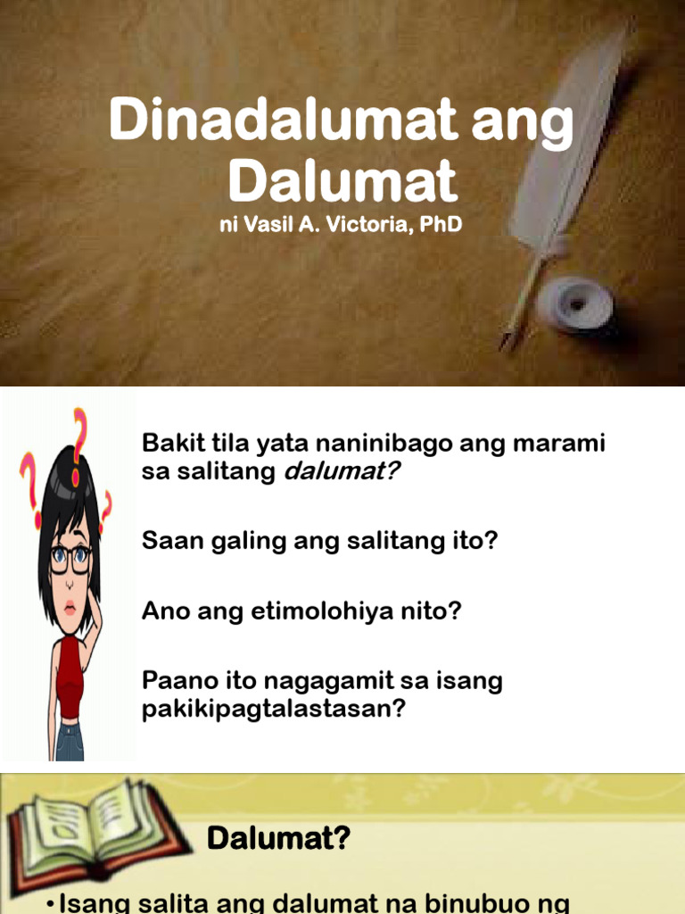 1 Dinadalumat Ang Dalumat | PDF