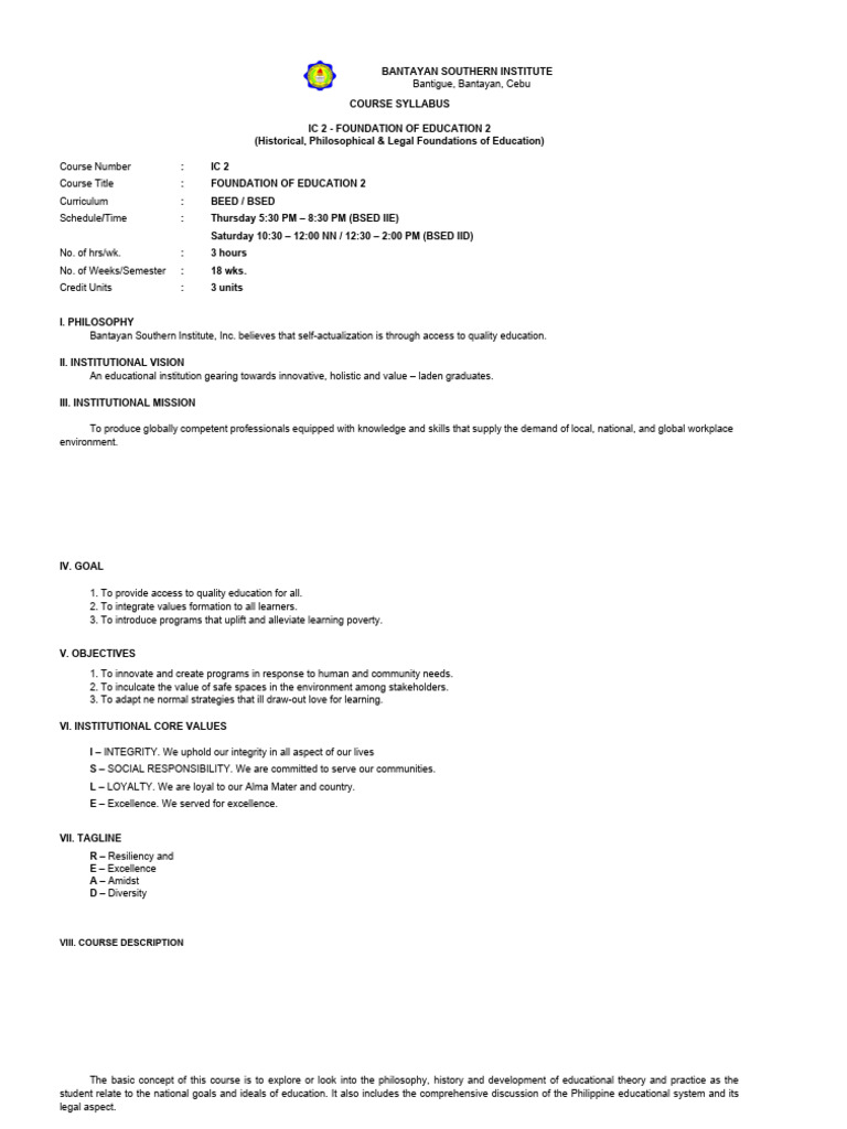 COURSE SYLLABUS Updated | PDF | Liberal Arts Education COURSE SYLLABUS Updated | PDF | Liberal Arts Education