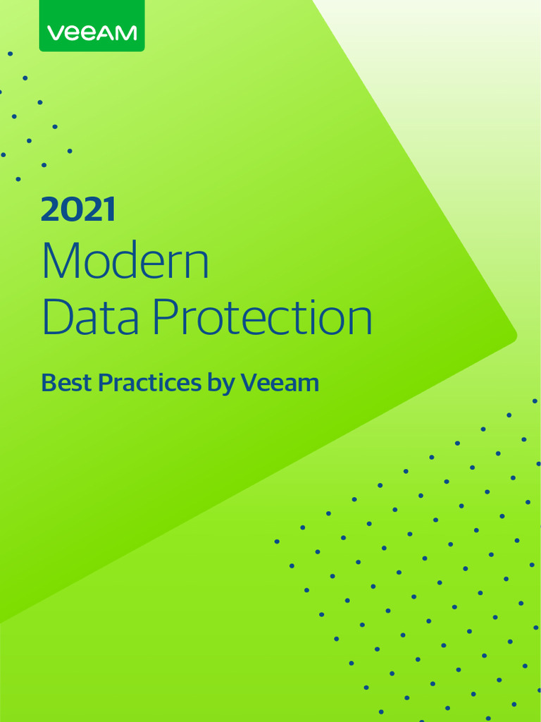2021 MDP Best Practices Veeam v11 | PDF | Cloud Computing | Backup