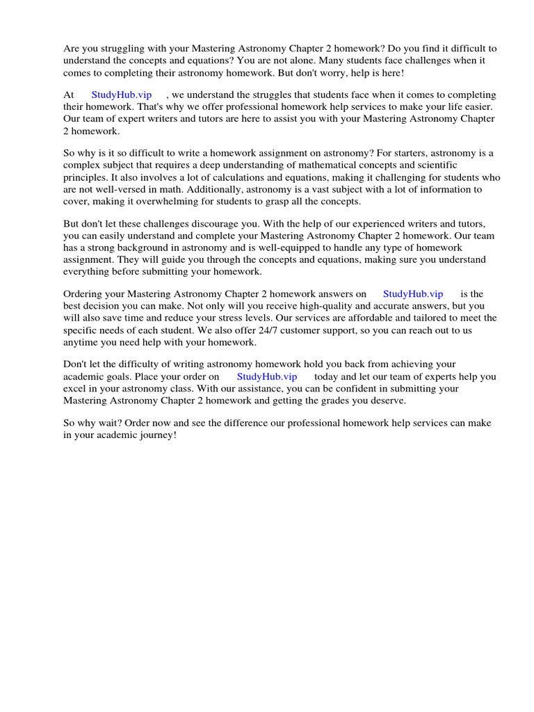 Mastering Astronomy Chapter 2 Homework Answers | PDF | Heliocentrism ...