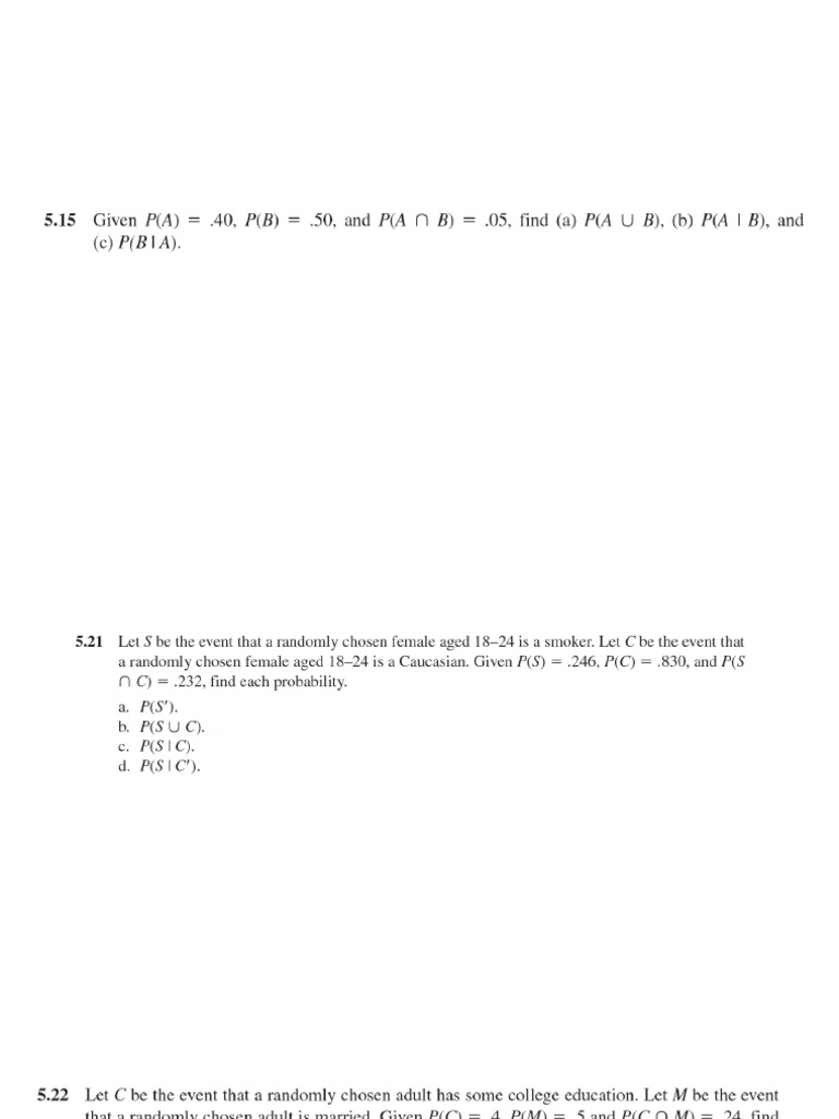 Topic 5 Probability | PDF