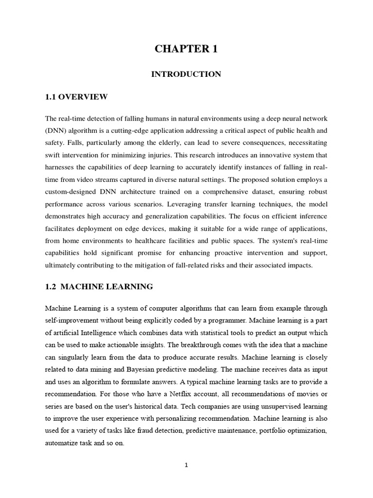 Real Time Human Fall Detection | PDF | Machine Learning | Deep Learning