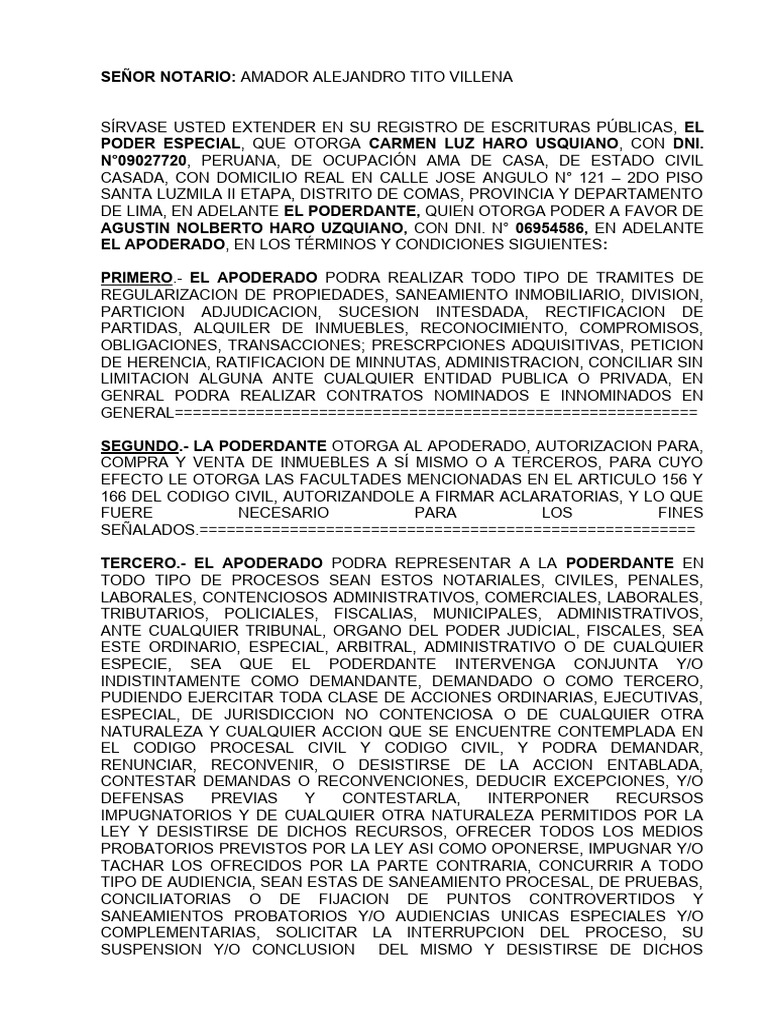 poder | PDF | Arbitraje | Judicaturas