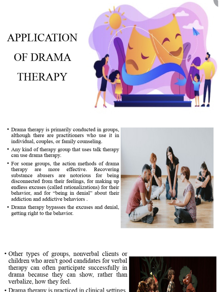 Drama Therapy Techniques & Benefits | PDF | Psychotherapy | Behavioural ...