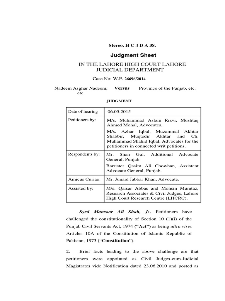 Nadeem Asghar | PDF | Probation | Pakistan