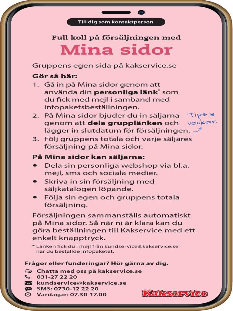 Info Om Mina Sidor V2024 | PDF