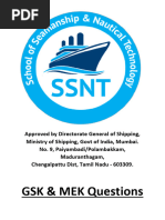 STSDSD Exit Exam Questions and Answers | PDF | Water Transport | Shipping