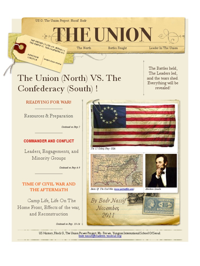 US. Civil War. (Union) | PDF | Union (American Civil War) | American ...