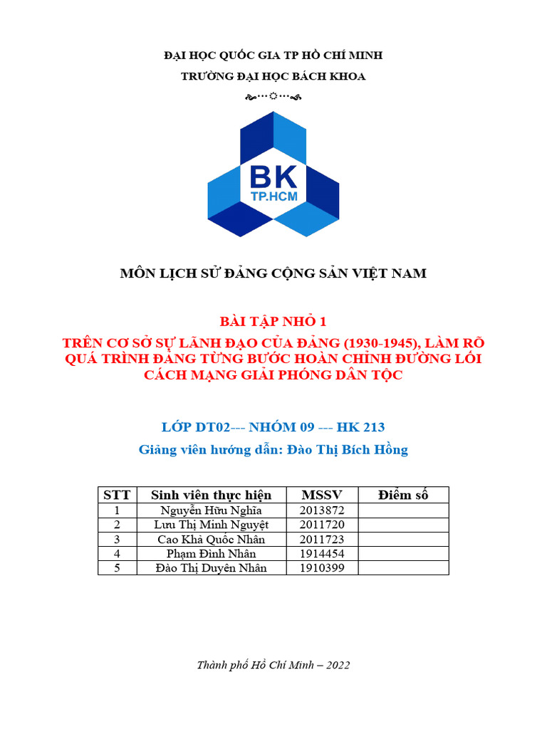 BTN1 DT02 Nhóm-9 | PDF
