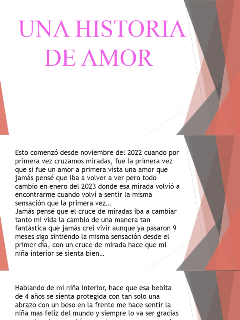 Una Historia de Amor | PDF | Amor