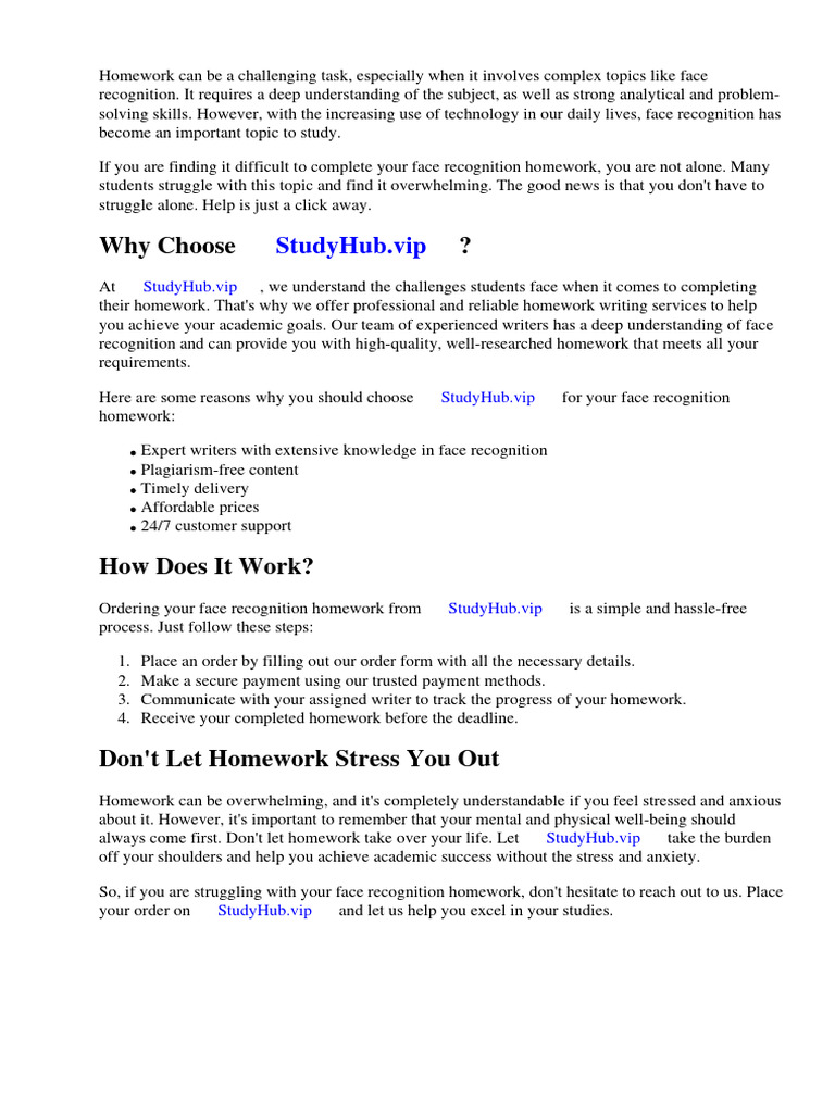 Face Recognition Homework | PDF | Application Software | Computing