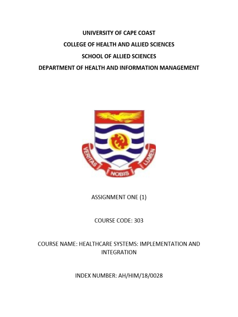 Healthcare Systems - Assignment | Download Free PDF | Electronic Health ... Healthcare Systems - Assignment | Download Free PDF | Electronic Health ...
