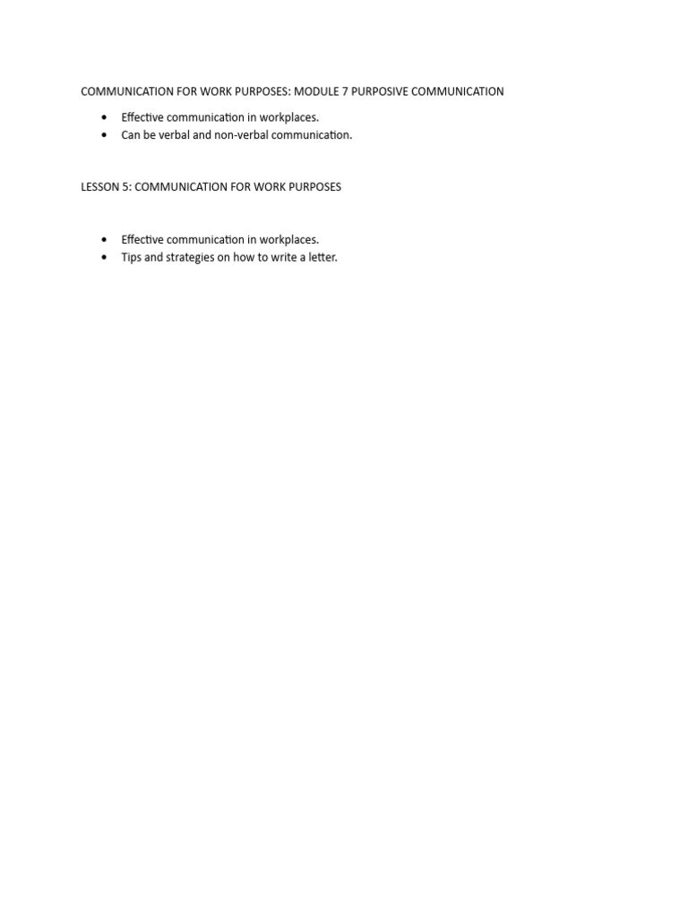 Effective Workplace Communication | PDF | Career & Growth | Self ...