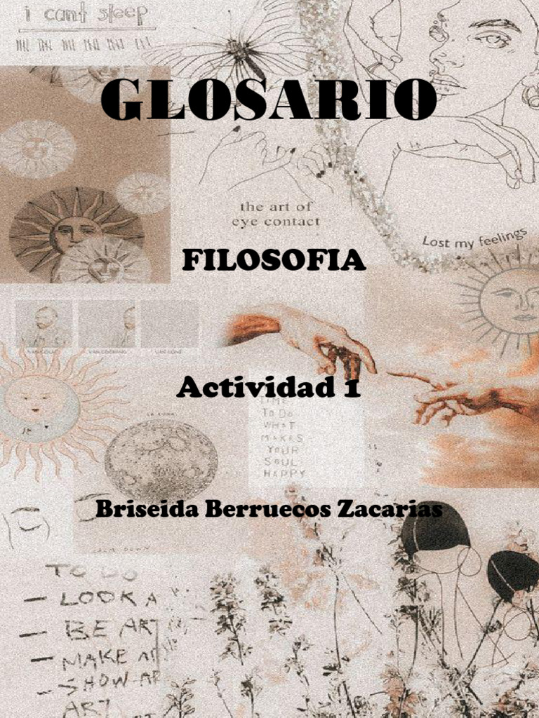 B1 Act.1 Glosario Briseida | PDF | Verdad | Razón