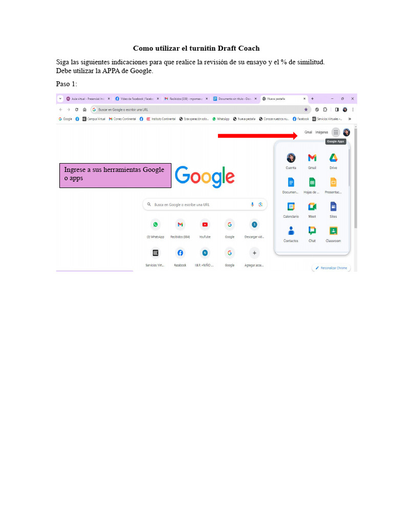 Como Utilizar El Turnitin Draft Coach | PDF