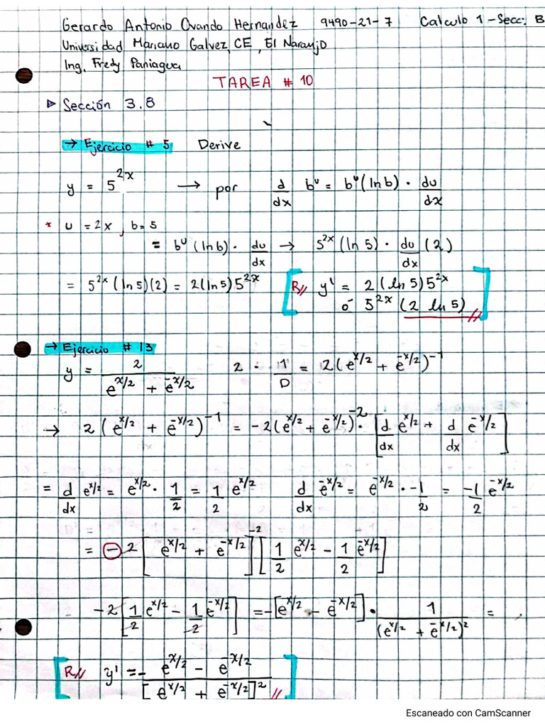 Tarea10 Calculo1 | PDF