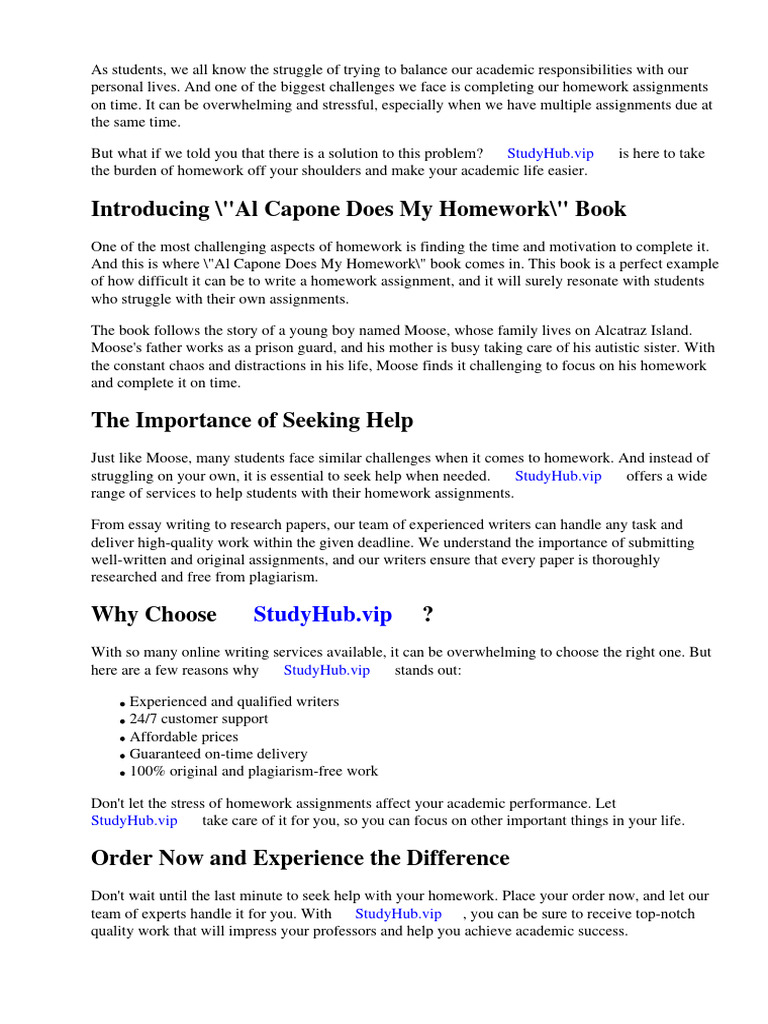 Al Capone Does My Homework Book | PDF | Mystery, Thriller & Crime Fiction