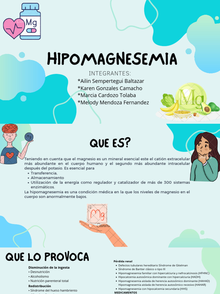 HIPOMAGNESEMIA | PDF | Especialidades Medicas | Medicina CLINICA