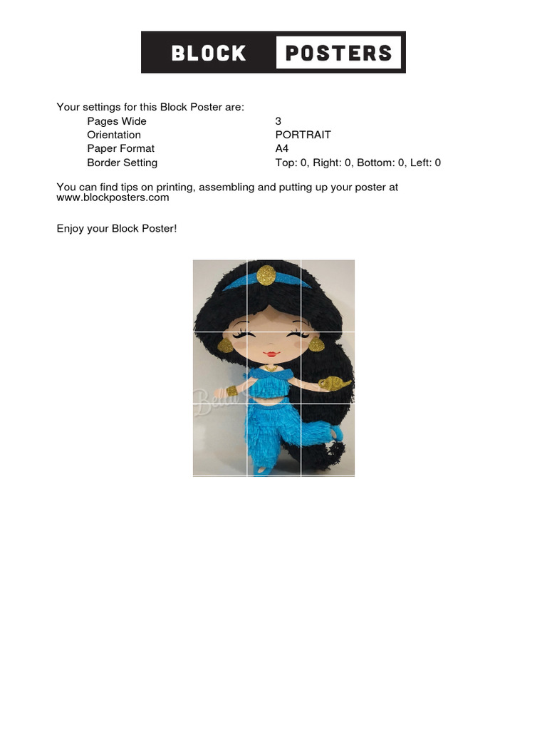 Blockposter Jazminbebe | PDF