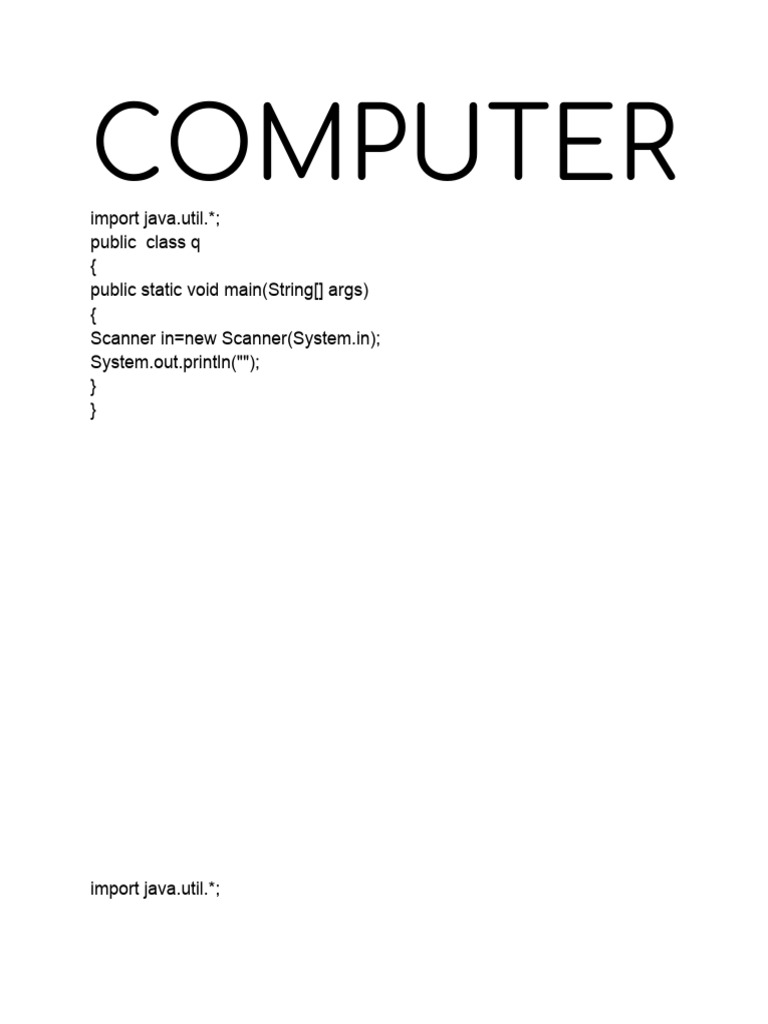 COMPUTER | PDF | C++ | Software