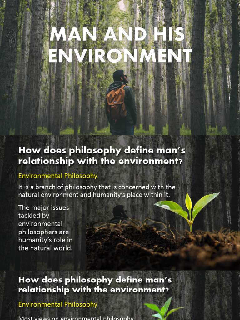 Lesson 6. Man and Environment | PDF | Climate Change ...