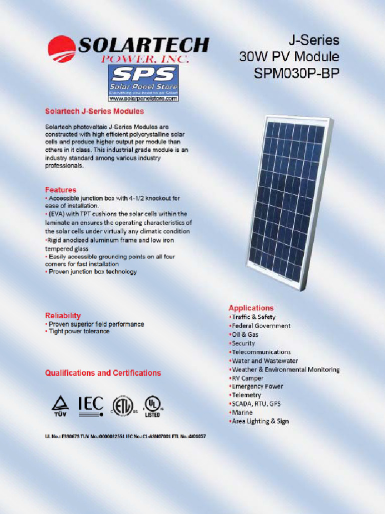 Solar Panel Catalog | PDF