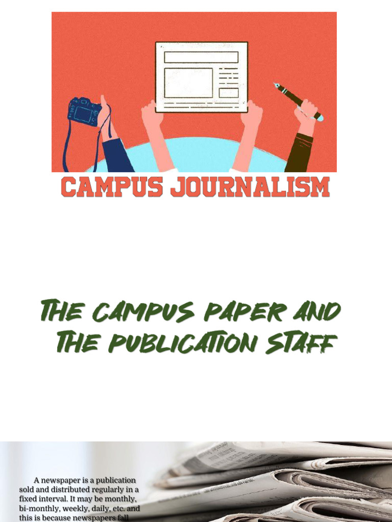 CJ L6 The Campus Paper | PDF | Newspapers | News