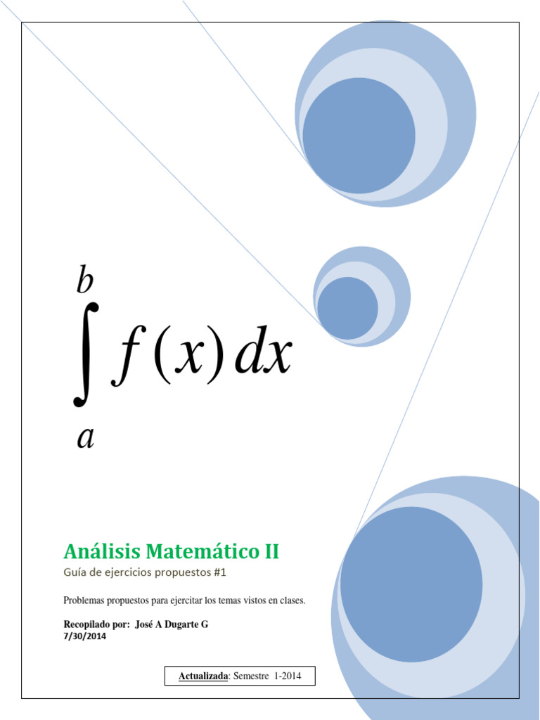 Parcial 2 - Guia#1 Propiedades de La Integral Definida | PDF | Integral ... Parcial 2 - Guia#1 Propiedades de La Integral Definida | PDF | Integral ...