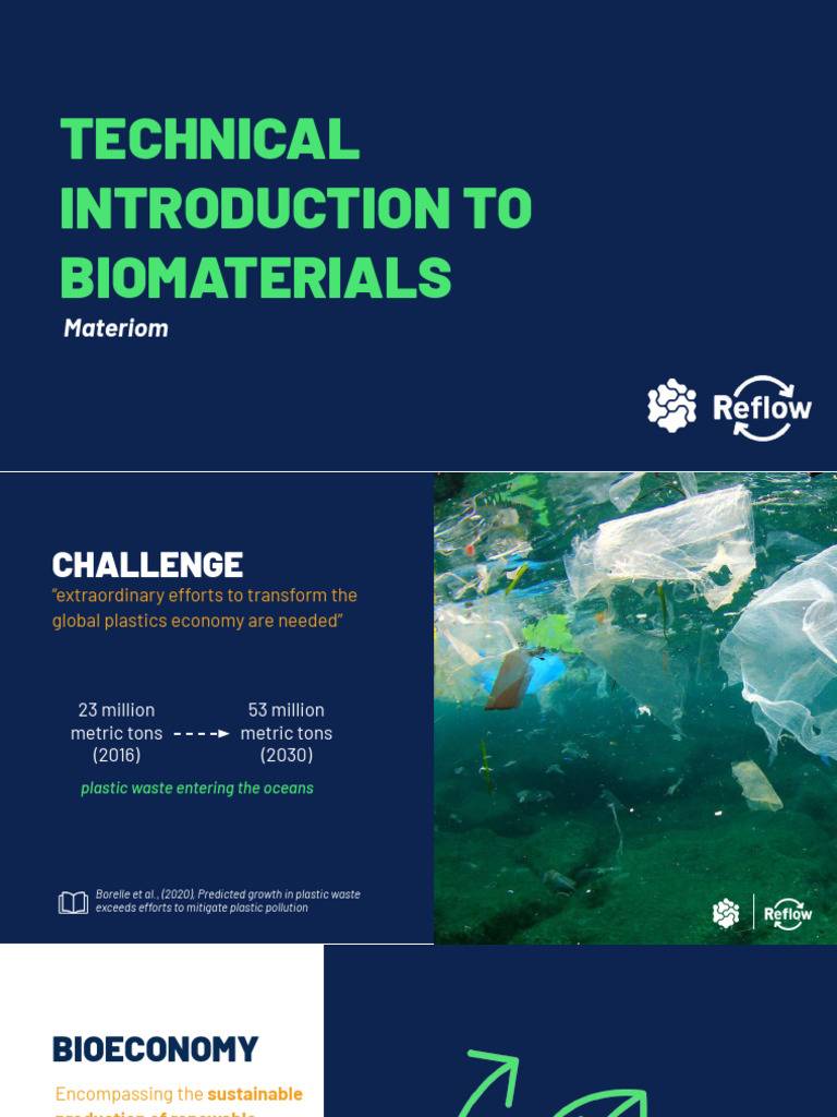 FINAL - Vejle X Materiom Slide Deck - Intro Biomaterials - Compressed | PDF | Biopolymer | Agar