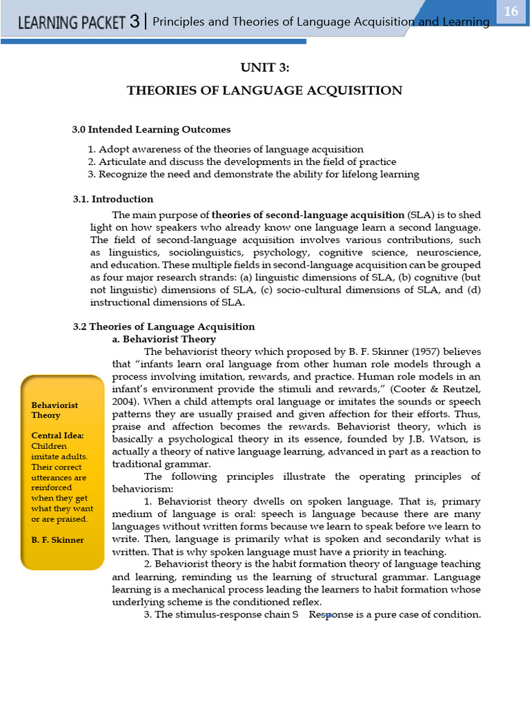 English 4 LP 3 | PDF | Second Language Acquisition | Second Language