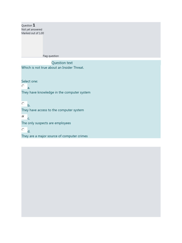 IT6202 Social Issues and Professional Practice Midterm Exam | PDF ...