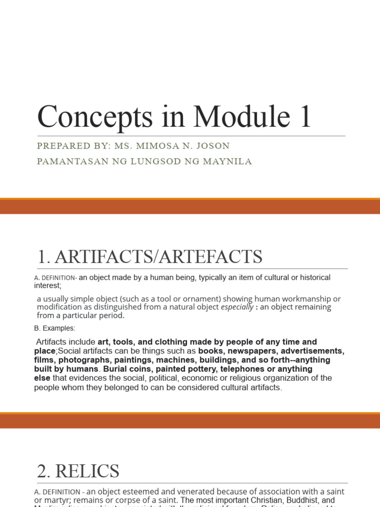 RPH Concepts in Module 1 v3 | PDF