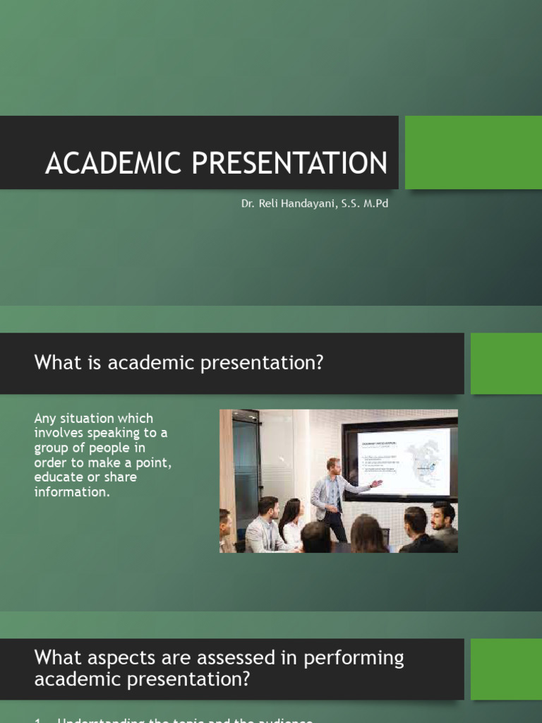 2.1 Academic Presentation | PDF | Cognitive Science | Cognition