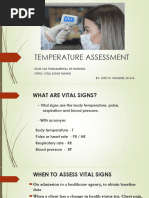 Body Temperature Chart for Patients | PDF