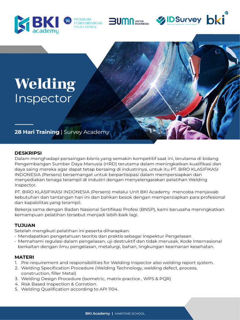 Syllabus Welding Inspector - Web | PDF | Teknologi & Rekayasa