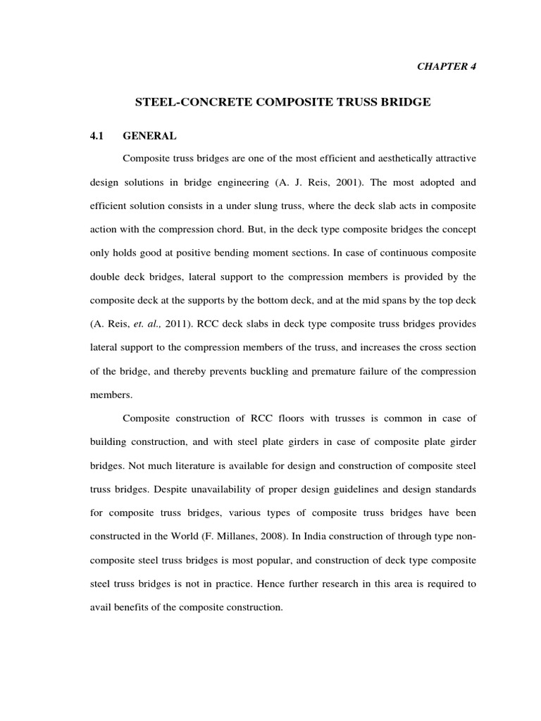 Composite Truss Bridge Design | PDF | Truss | Composite Material