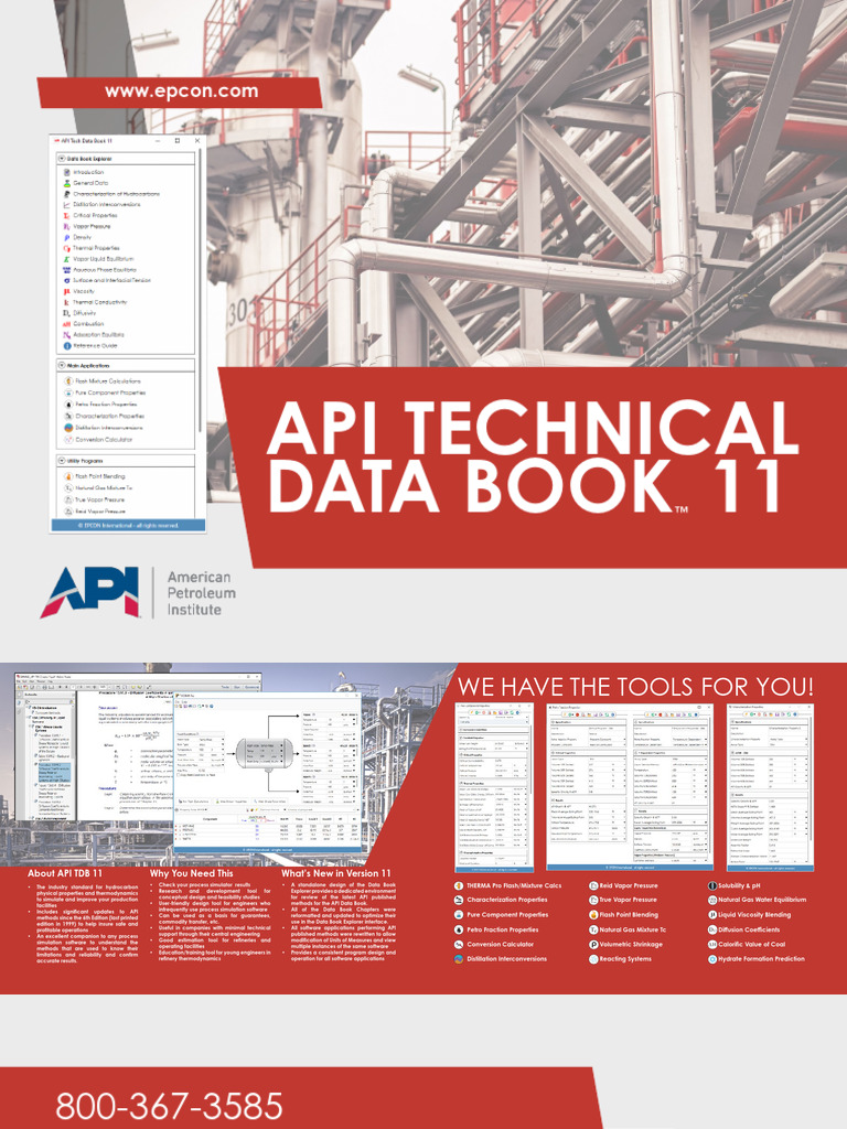 API TDB 11 Brochure | PDF | Applied And Interdisciplinary Physics | Physical Chemistry