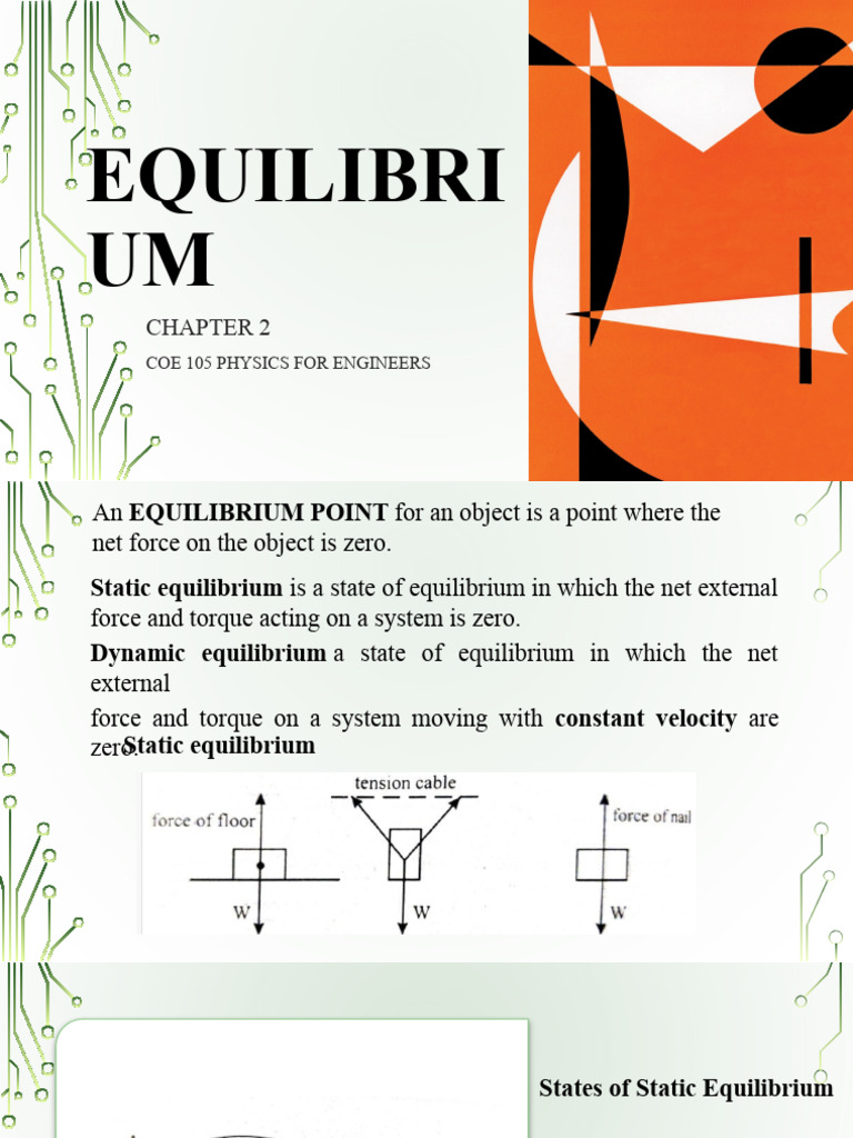 Chapter 2 Equilibrium | PDF | Force | Friction