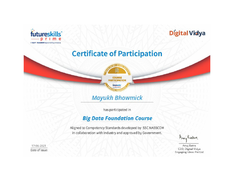 Data Foundation Course | PDF