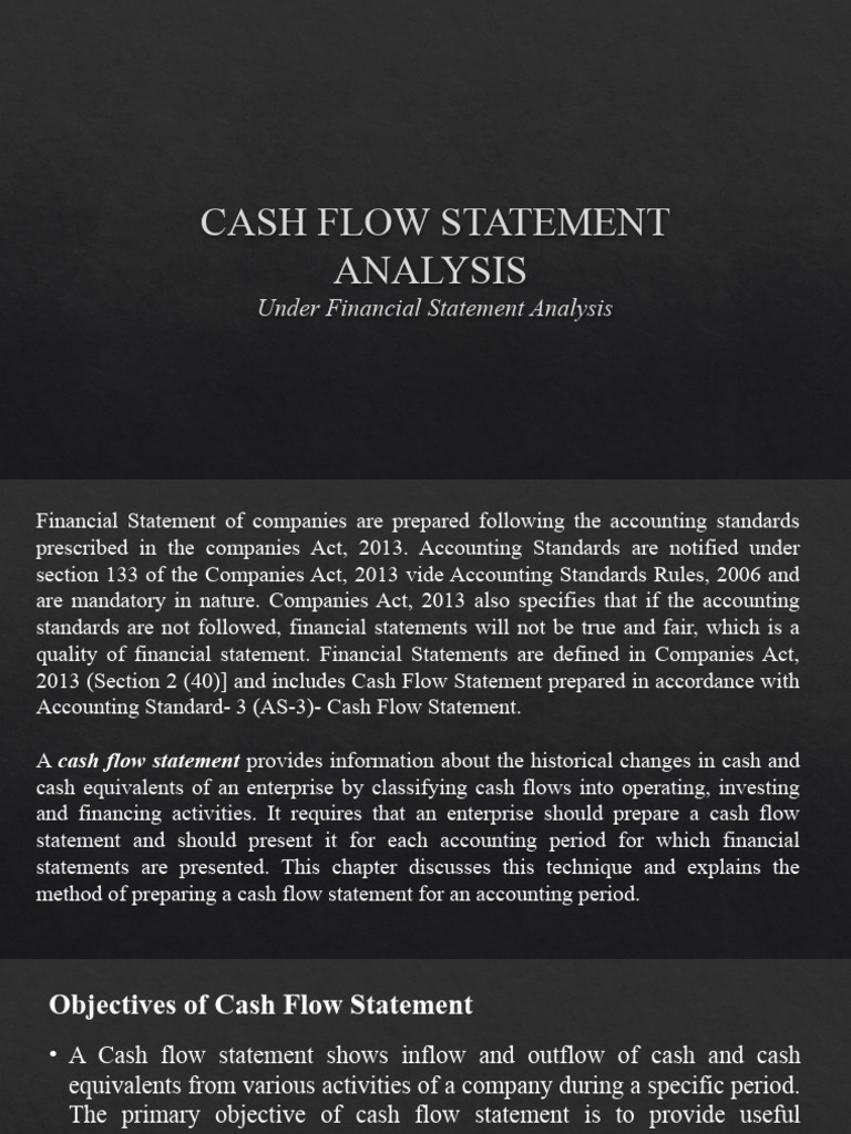 Cash Flow Statement Analysis Guide | PDF | Investing | Cash Flow Statement
