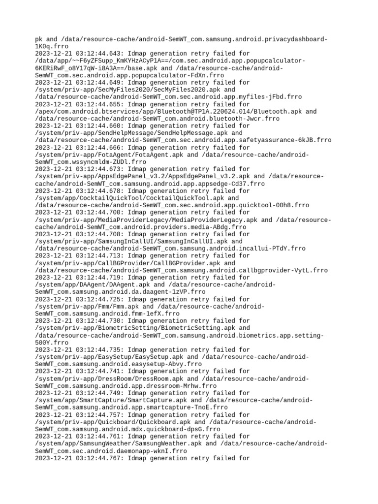 Lom Log | PDF | Android (Operating System) | Android (Robot)