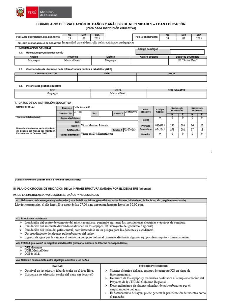 Ficha Edan | PDF | Agua | Alcantarillado