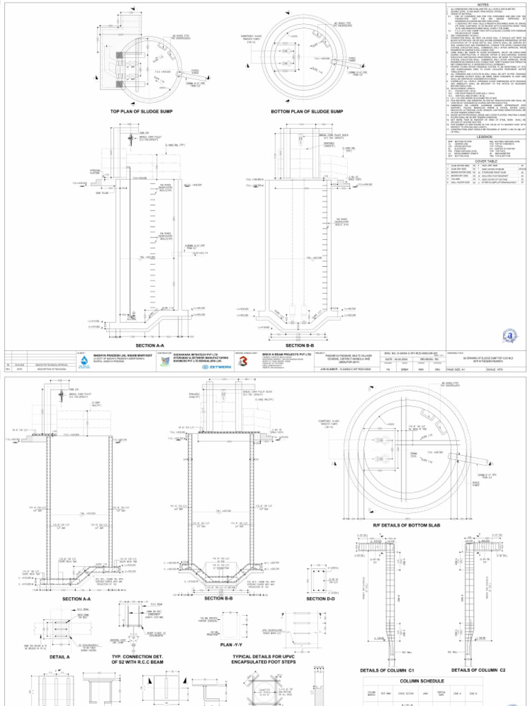 DRAWING_SLUDGE SUMP | PDF