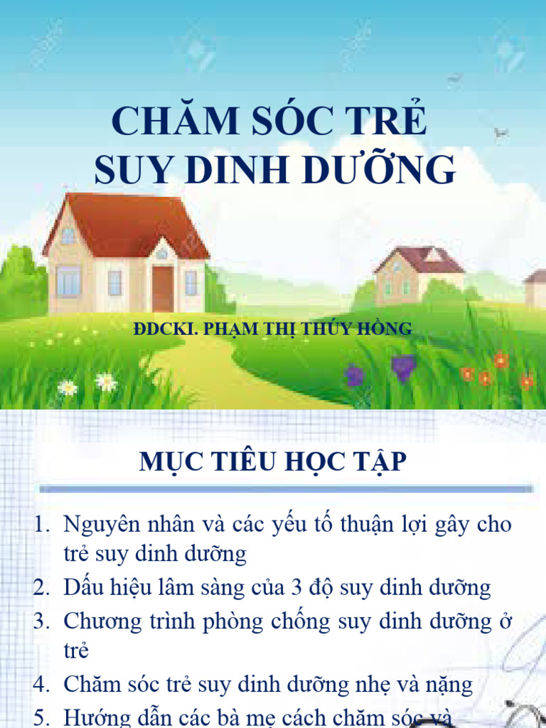 Suy Dinh Dưỡng Trẻ Em | PDF