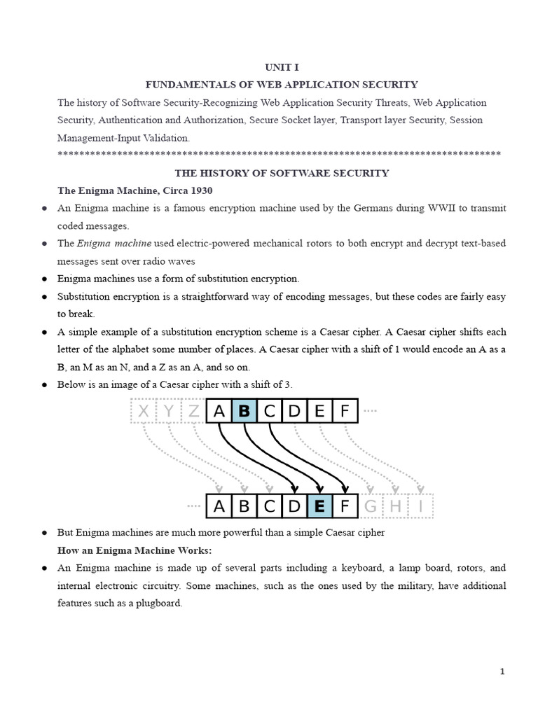 Unit 1 | Download Free PDF | Transport Layer Security | Public Key Cryptography