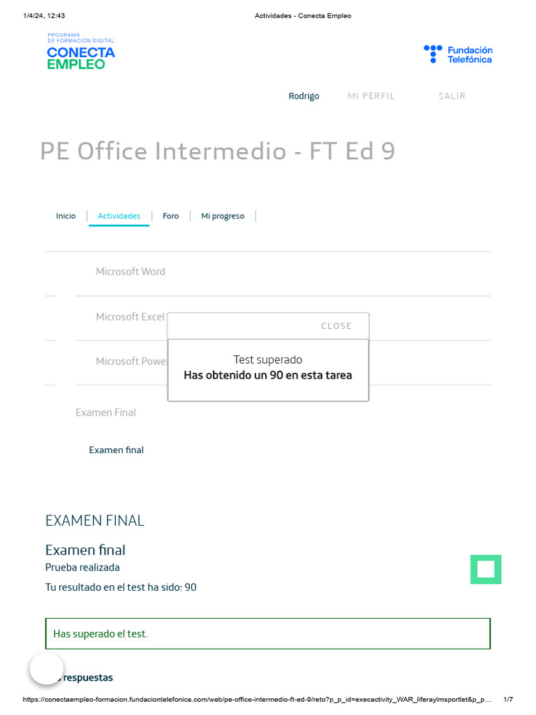 Actividades - Conecta Empleo | PDF | Microsoft PowerPoint | Software